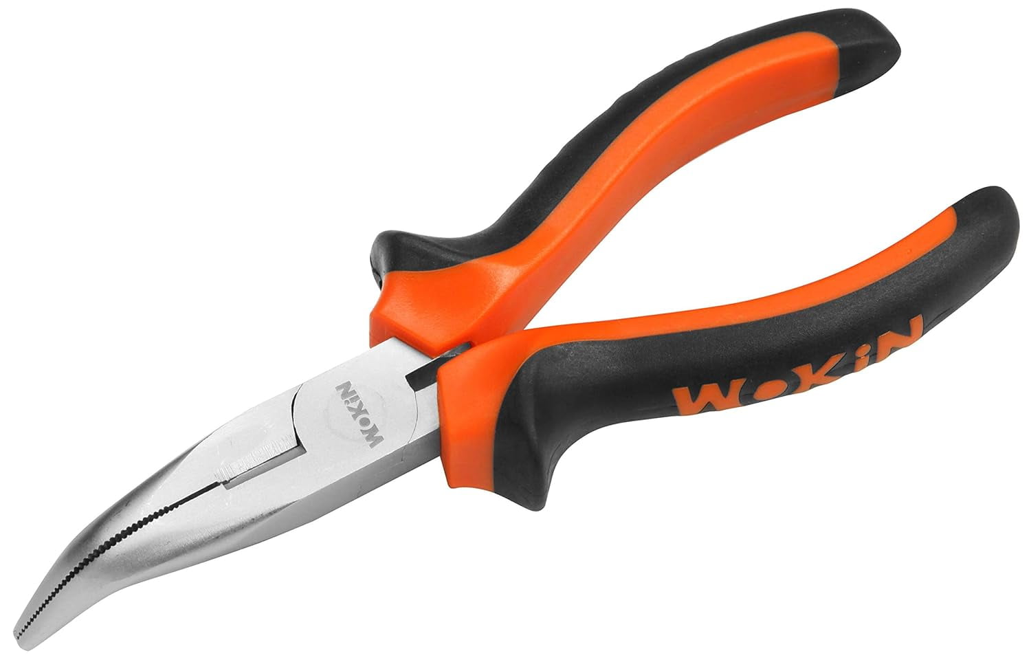 TOOLSTEK WOKIN Bent Snip Needle Nose Pliers 160mm Heavy Duty Curved ...