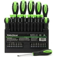 JEGS 80755 Screwdriver Set 69-Piece (34) Screwdrivers with Magnetic ...