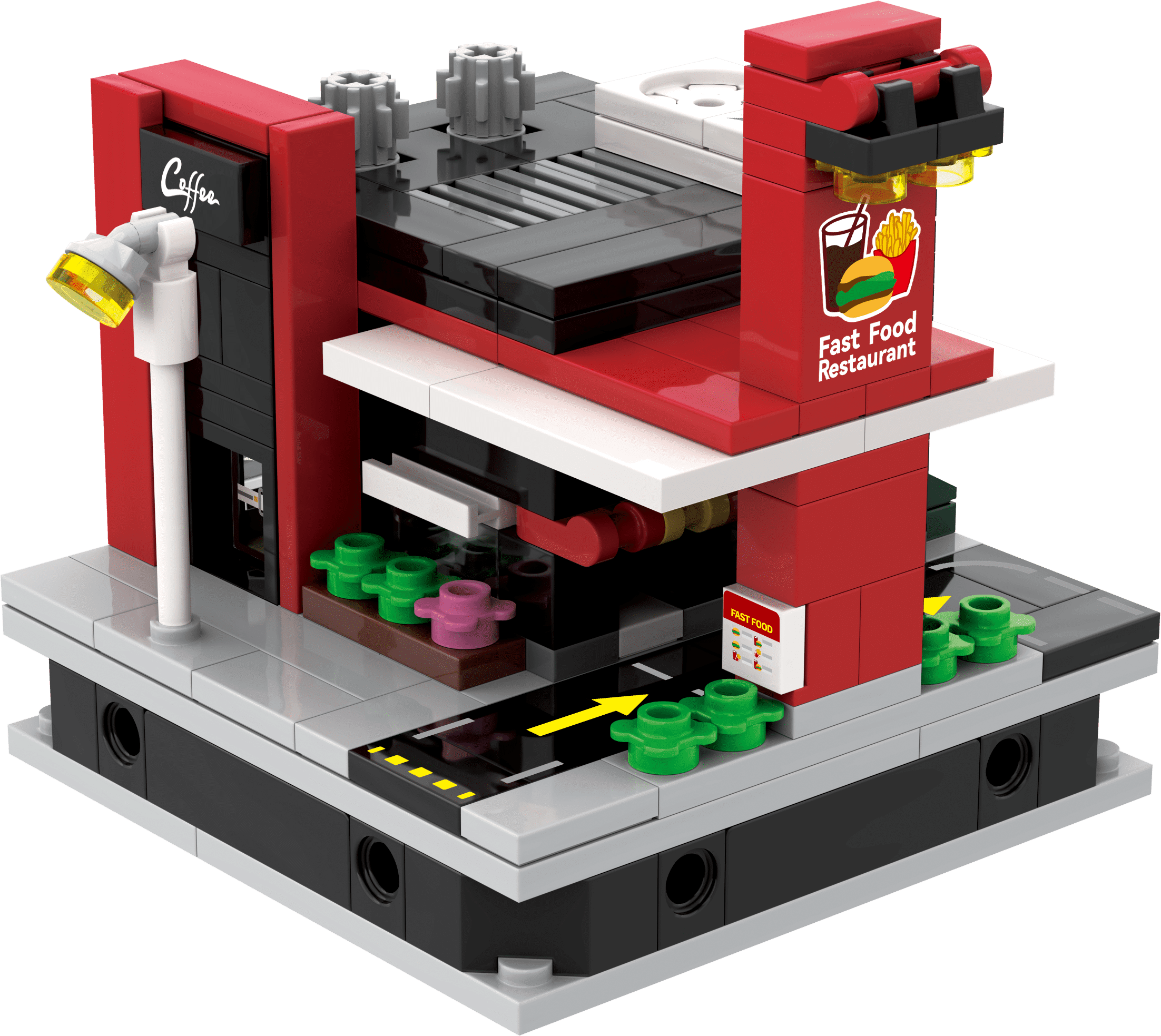 TOONIFY Building Blocks Architecture Set with Quick-Detached Structure ...