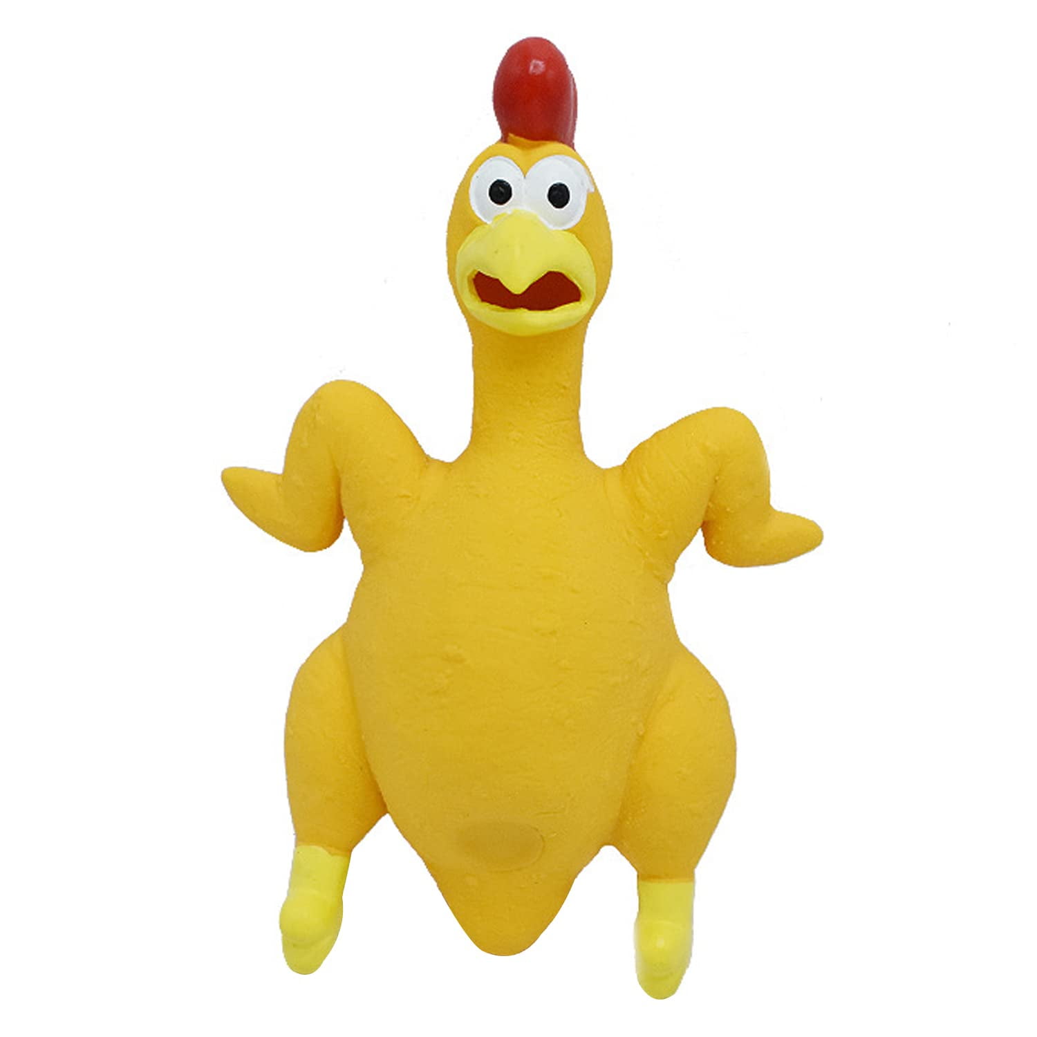 TOOPONE Squeeze The Screaming Chicken, Screaming Chicken Toy, Rubber ...