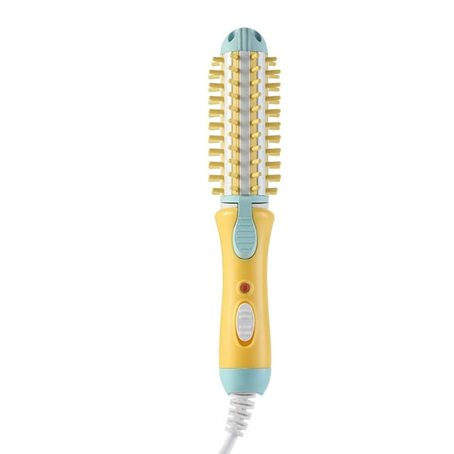 TOOPTY Curling Iron Heated Round Brush Antiscald Mini Curling Brush For ...