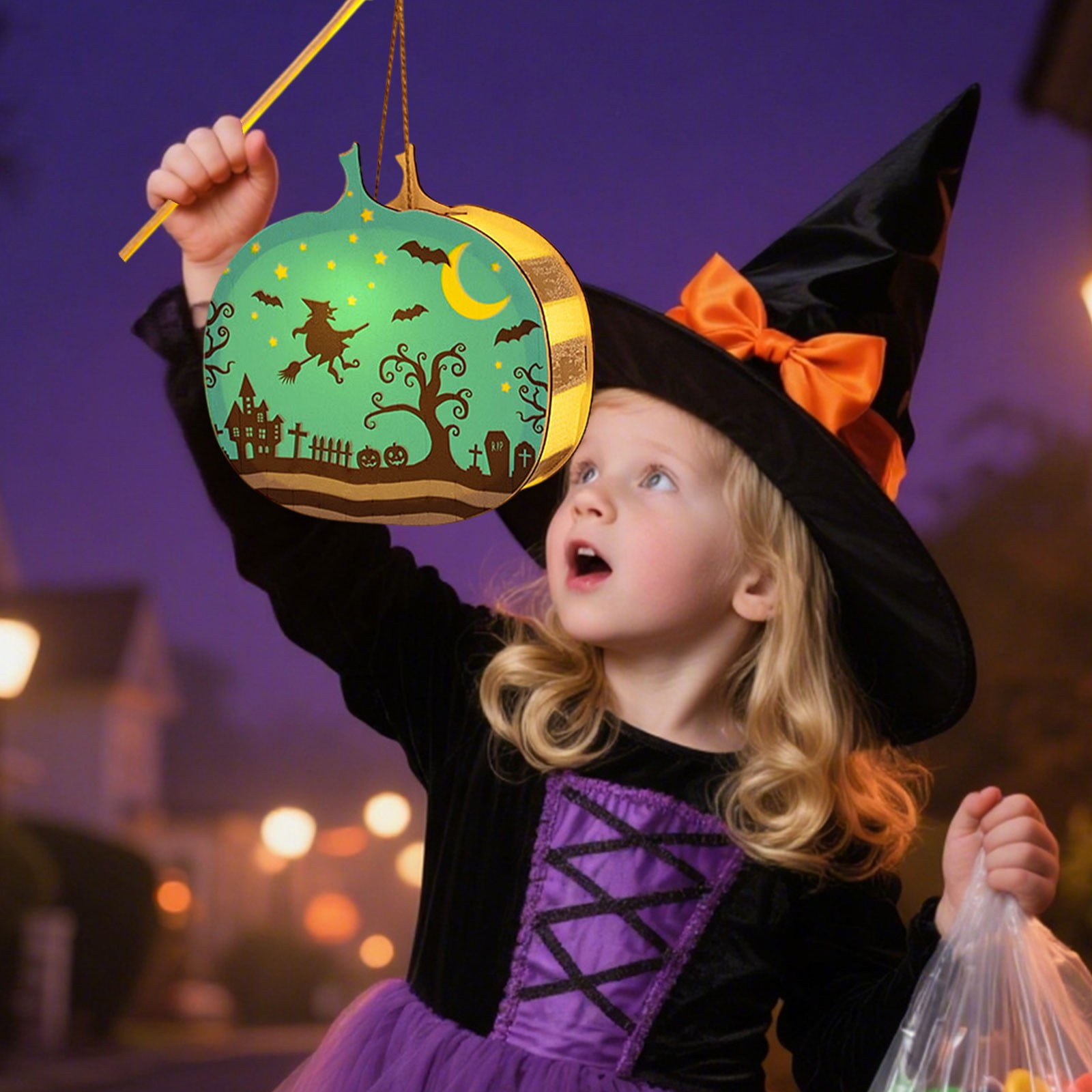 TOOPTY DIY Halloween Mini Lantern with LED Lighting, Complete Craft Kit ...