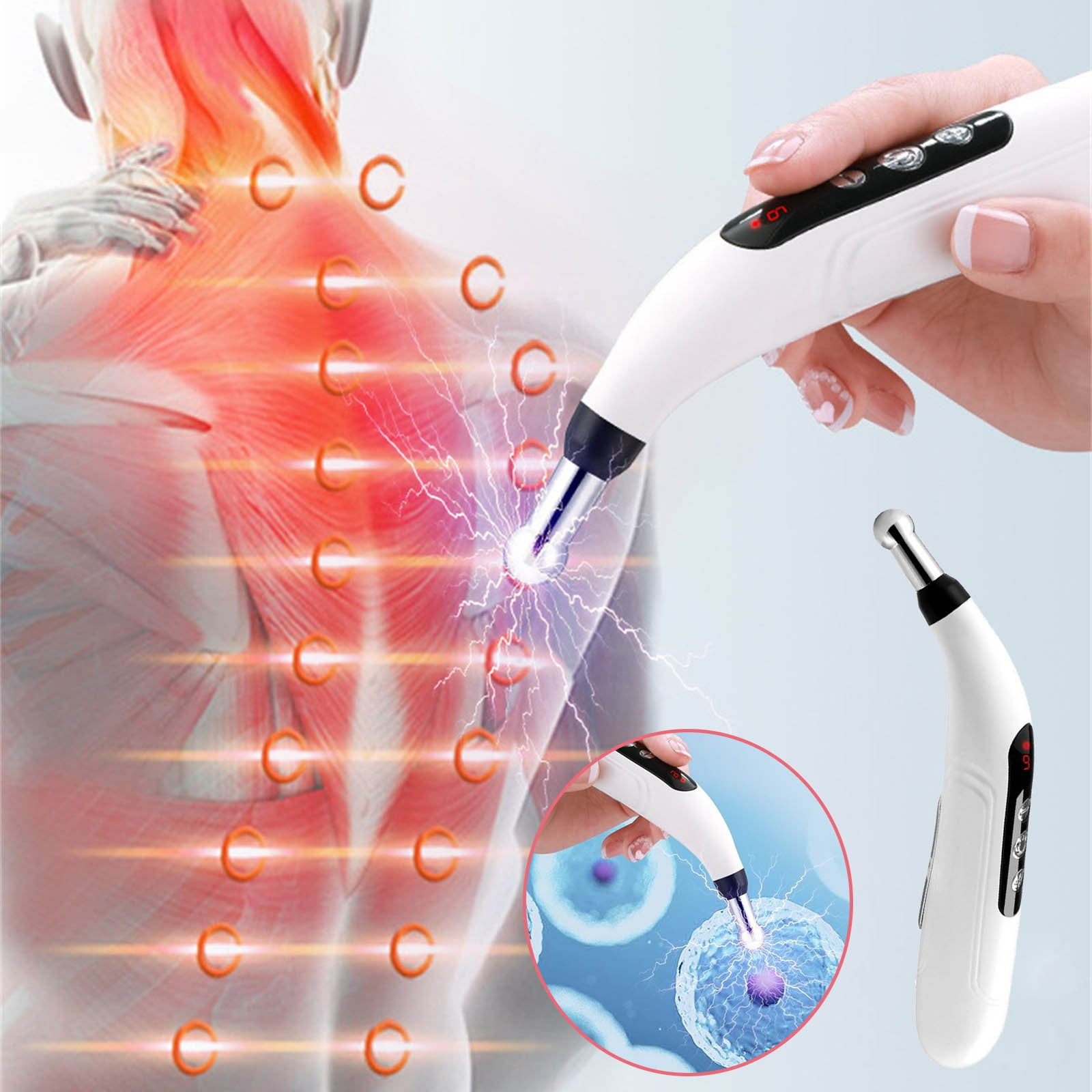 TOOPTY Rechargeable Pen Automatically Finds Acupoints,, Acupressure ...