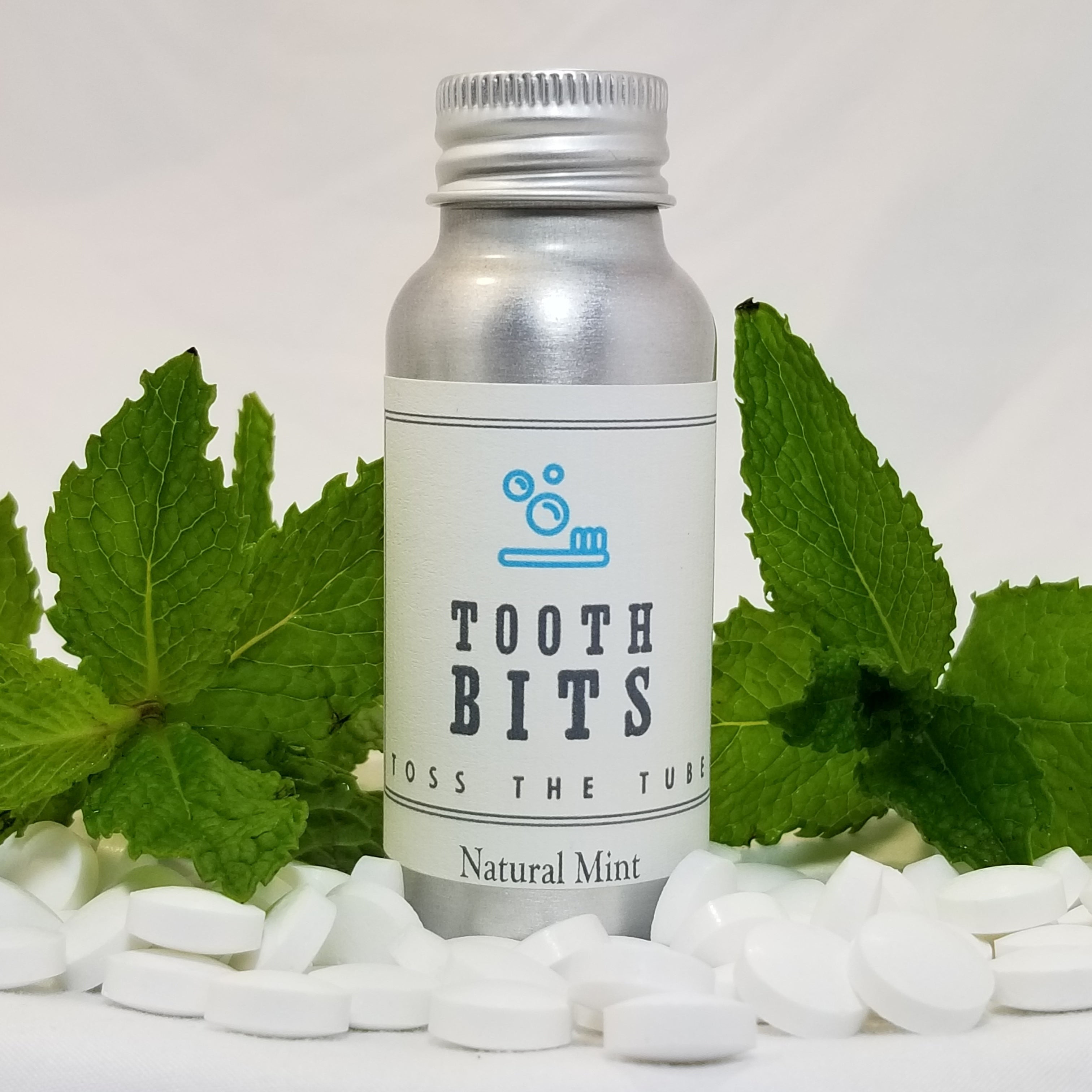 TOOTH BITS Dental Paste Tablets, Fluoride-Free, Prebiotic, Xylitol ...