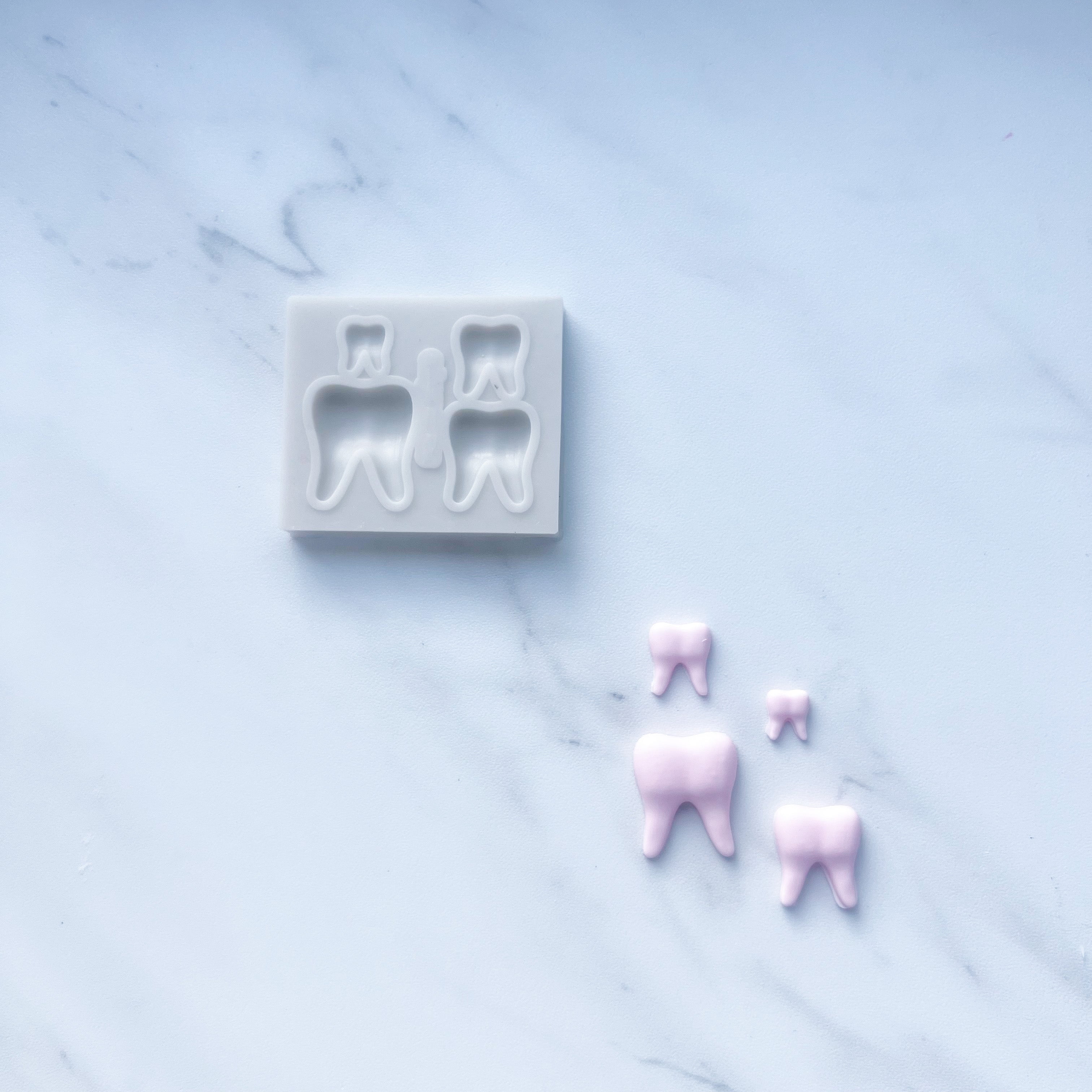 Tooth Quad Mold - Dental Craft Mould for Chocolate, Fondant, Gum Paste ...