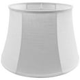 TOOTOO STAR White Lamp Shades, 12"D x 16"W x 11"H Drum Linen LampShade ...
