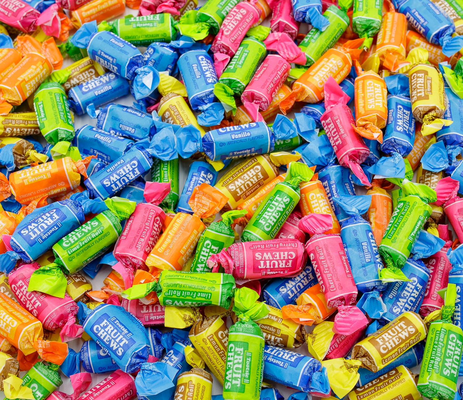 TOOTSIE ROLL FRUIT CHEWS Candy 5 lb - Walmart.com