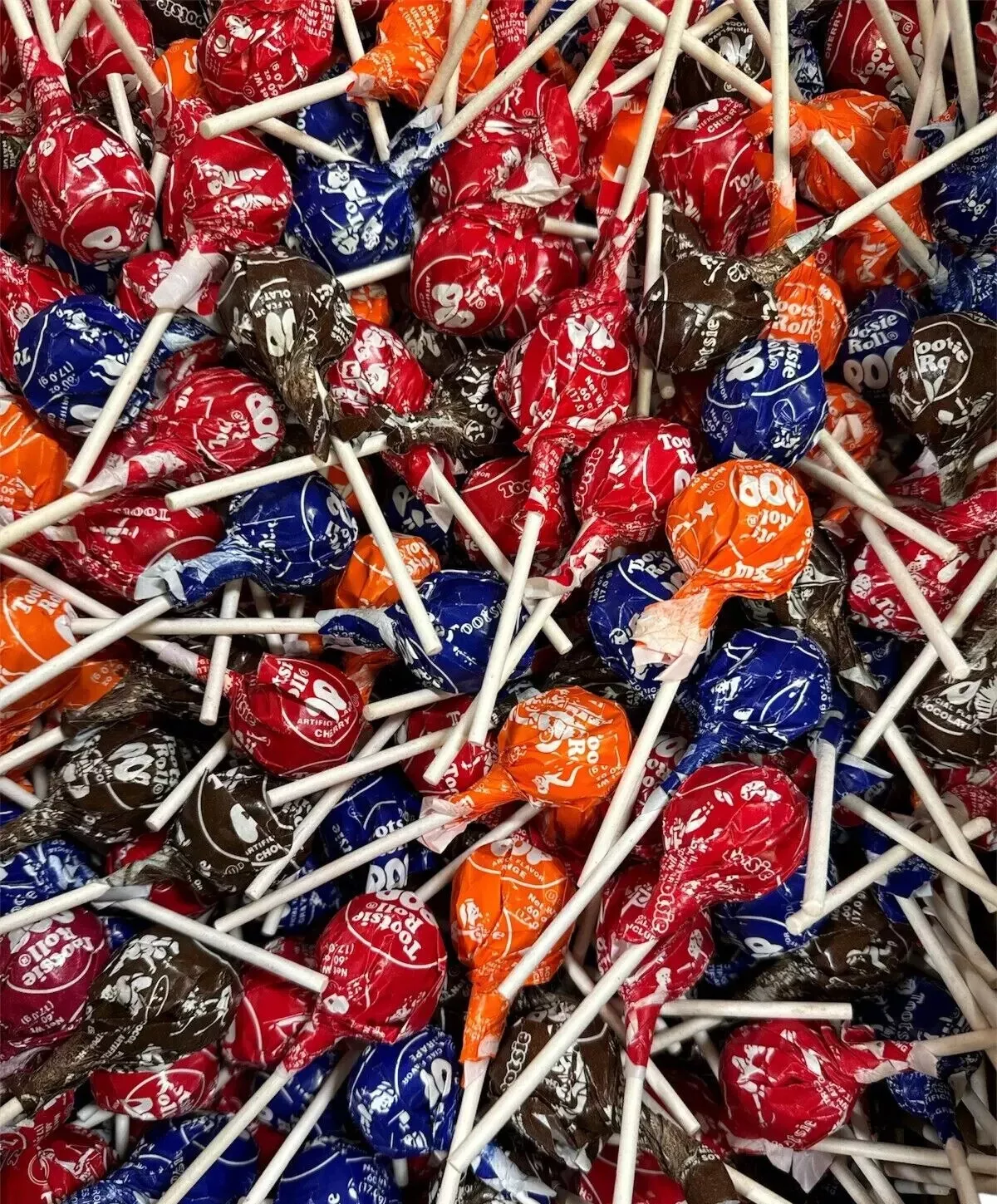 TOOTSIE ROLL Original Pops, Assorted Chewy Lollipops, Bulk Hard Candy ...