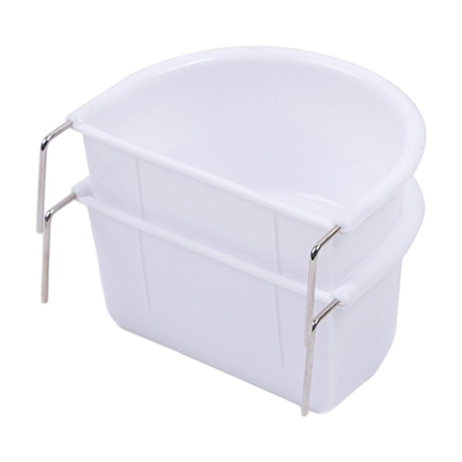 TOOYFUL 2 Pieces Bird Feeding Dish Parrot Cage Feeder, Feeding Bowl ...