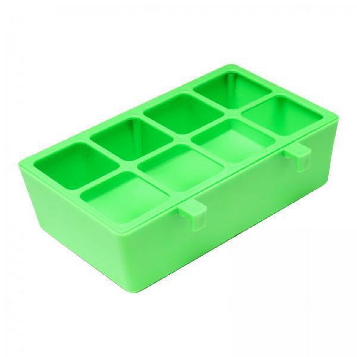 TOOYFUL 2x Bird Feeding Fowl 8 Grid Parrot Feeder Easy to Disassemble ...