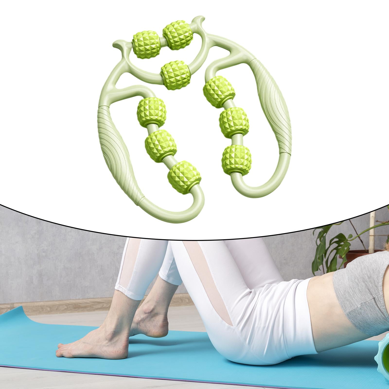 TOOYFUL 9 Wheels Arm Leg Massager Multifunctional Elastic Bracket ...