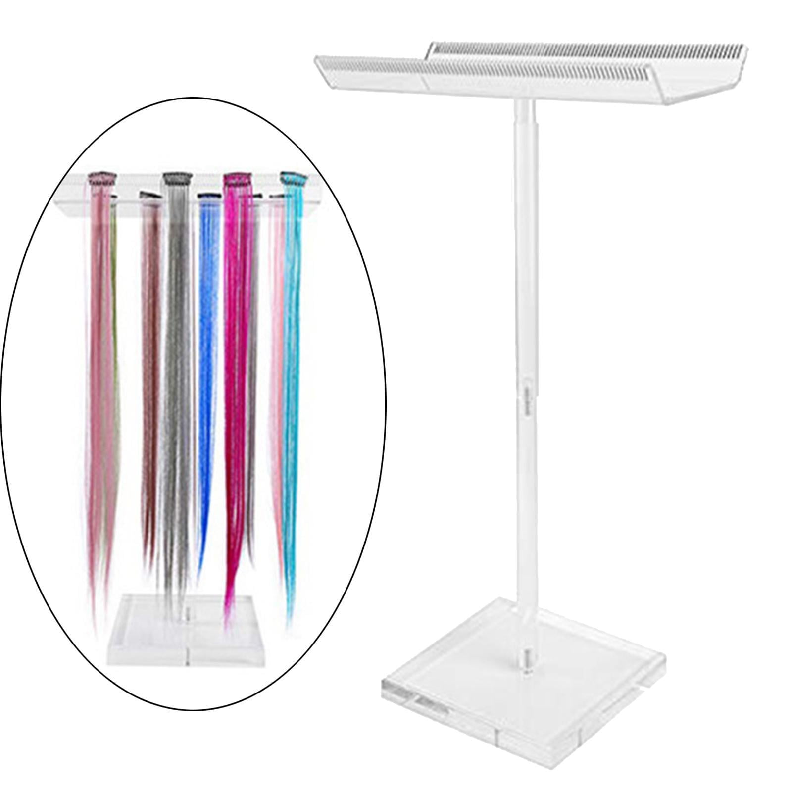 TOOYFUL Acrylic Hair Extension Stand Hair Extension Hanger Organiser ...