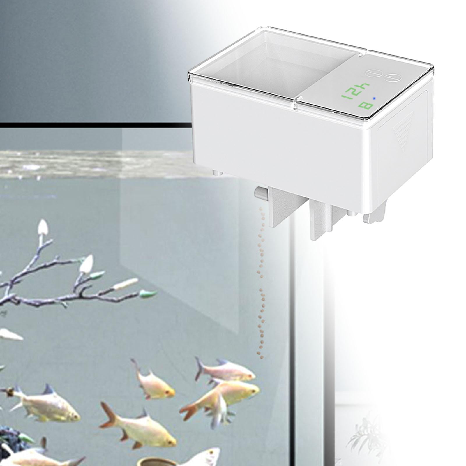TOOYFUL Auto Food Feeder Automatic Feeder Pond Pellet Dispenser ...