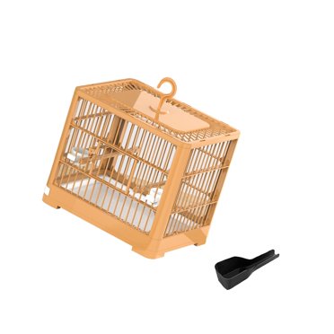 29" LARGE Round Bird Flight Hook Cage for Small Size Bird Cockatiel Lovebird Finch Canary Aviary ...