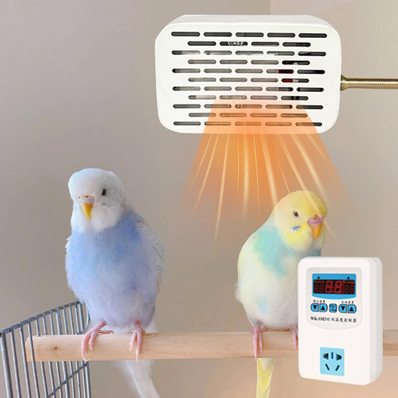 TOOYFUL Bird Heater for Cage , Metal Mesh Screen Bird Warmer Bird Cage Heating Pad for Snake ...