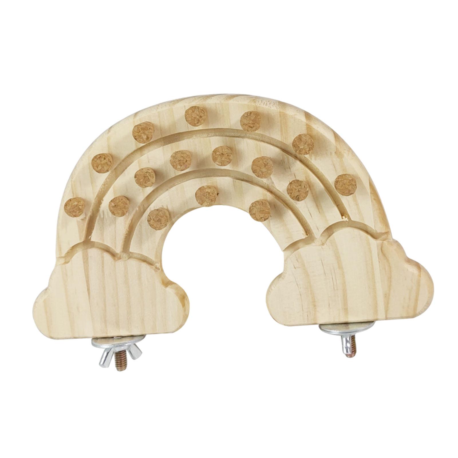 TOOYFUL Bird Perch Stand Parrot ing Stopper Toy Parakeet Climbing ...