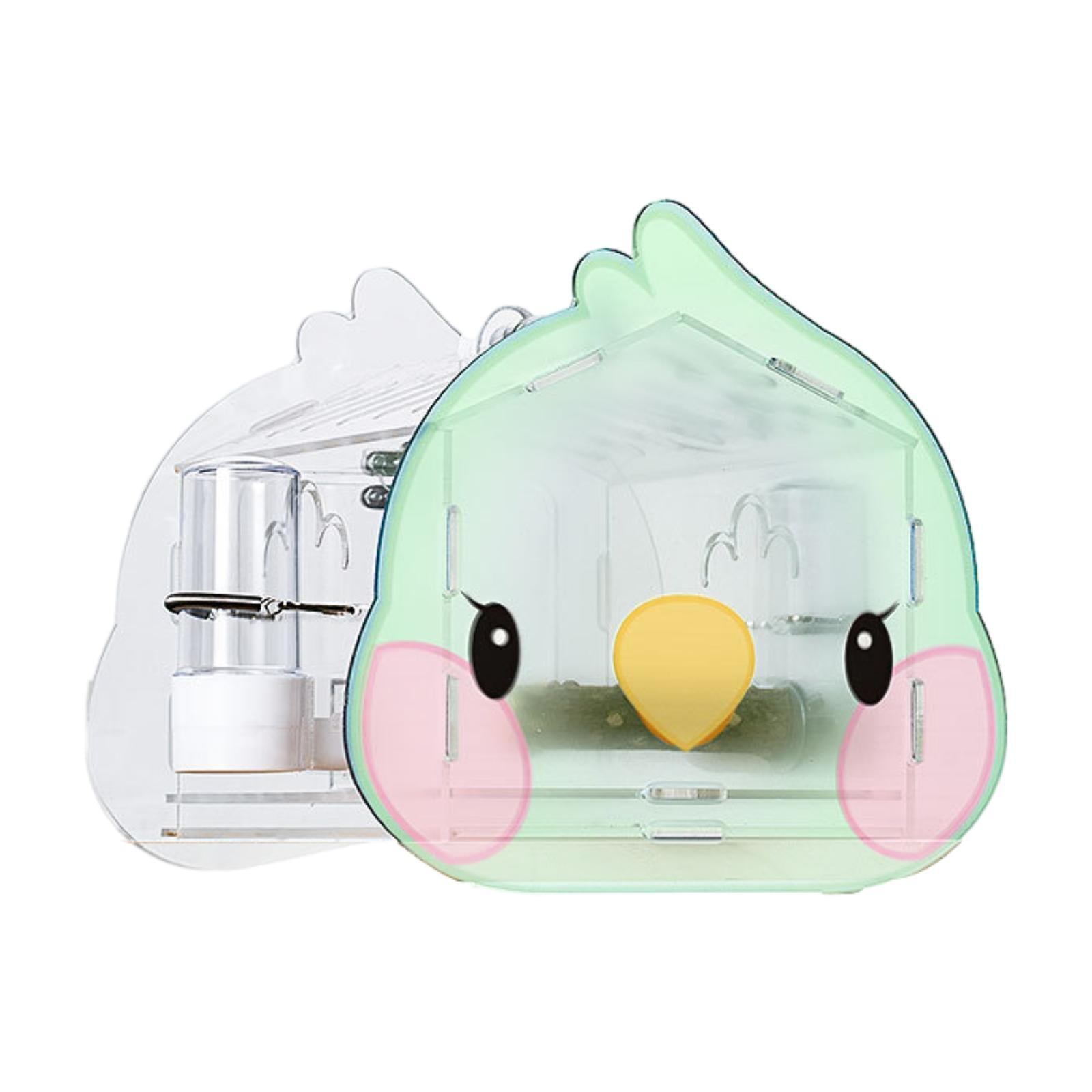 TOOYFUL Bird Travel Cage Carrying Birdcage Visible Window Breathable ...