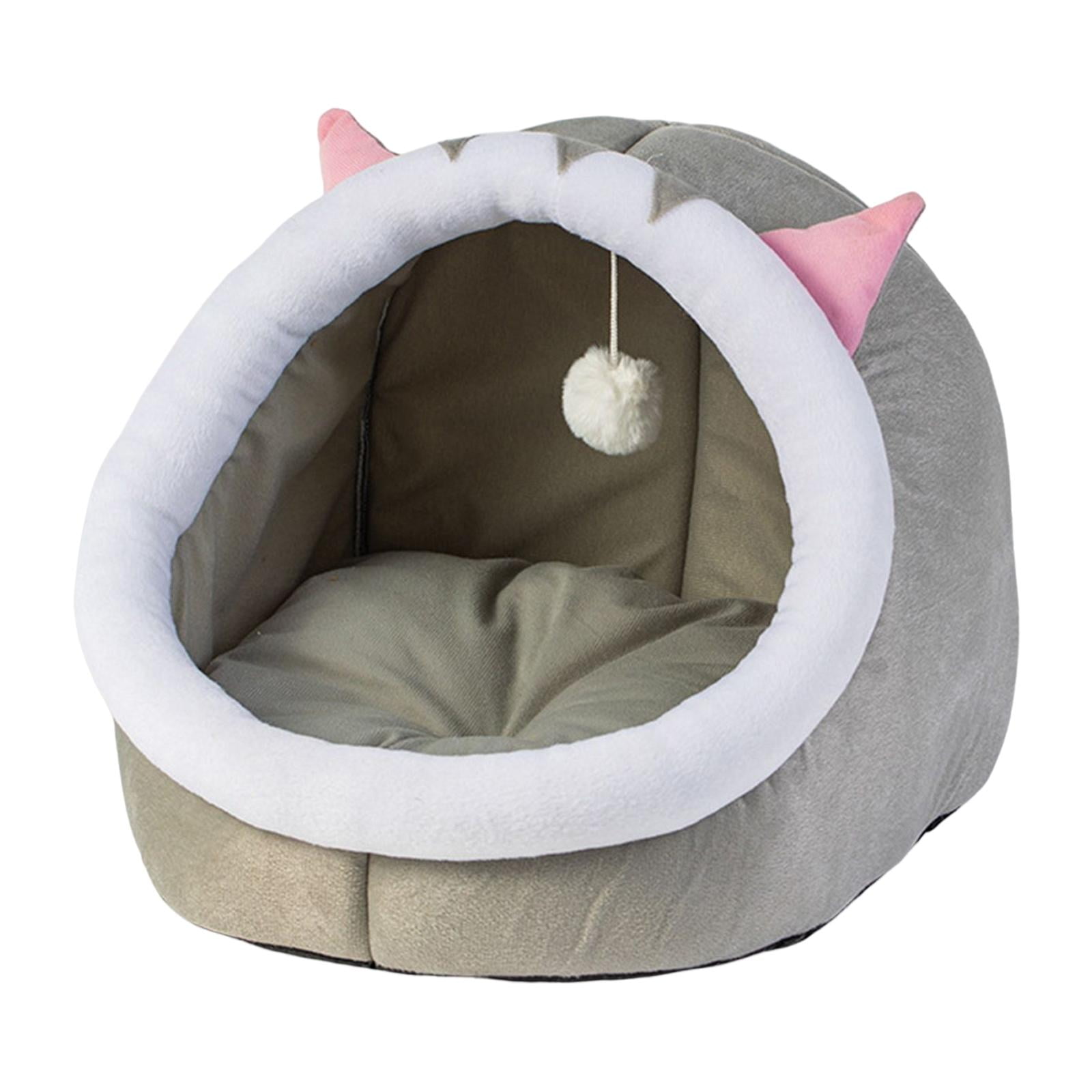 TOOYFUL Cat Beds for Indoor Cats, Pet Bed Warm Cave Nest Sleeping Bed ...