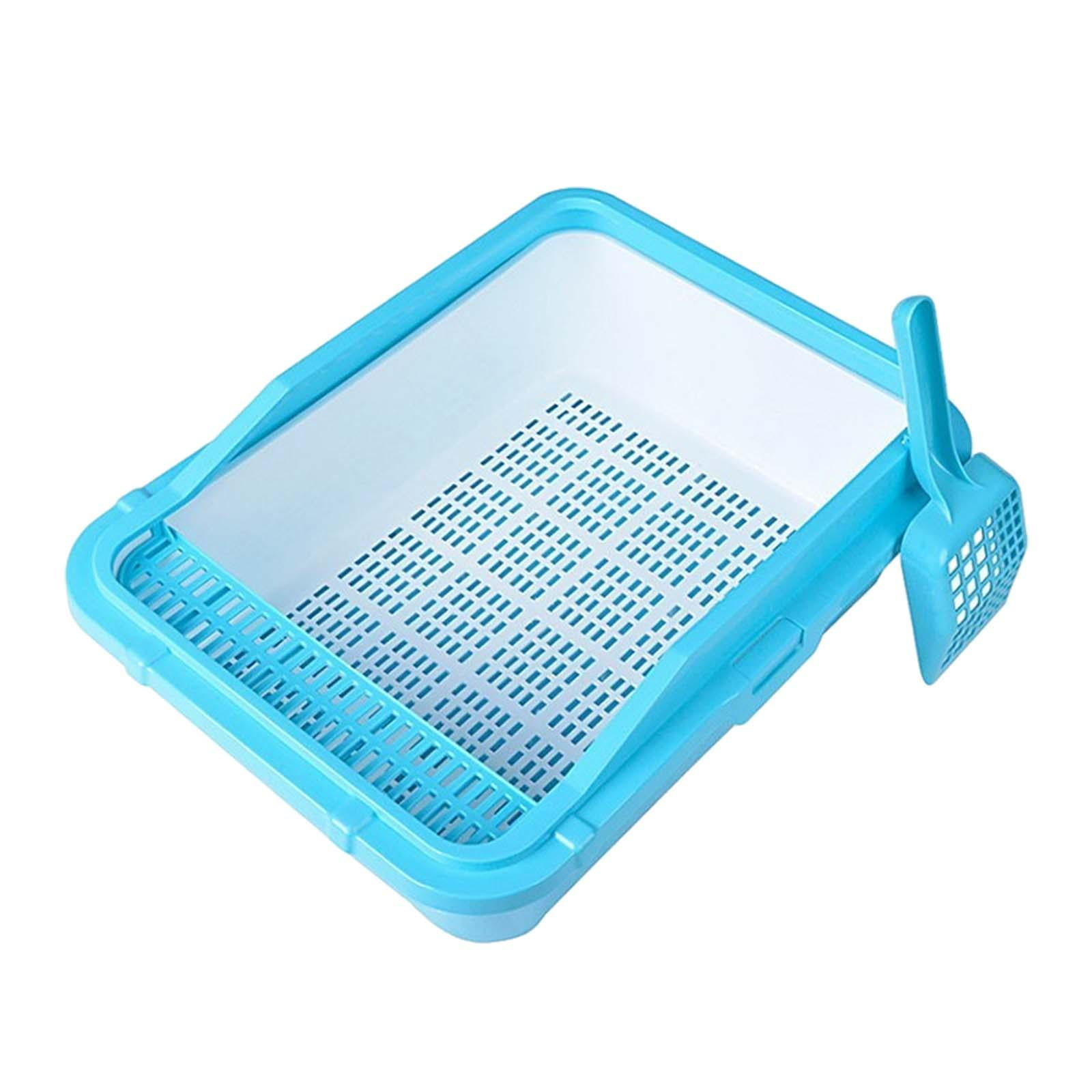 TOOYFUL Cat Litter Basin Heighten Bedpan Portable Splashproof Cat ...