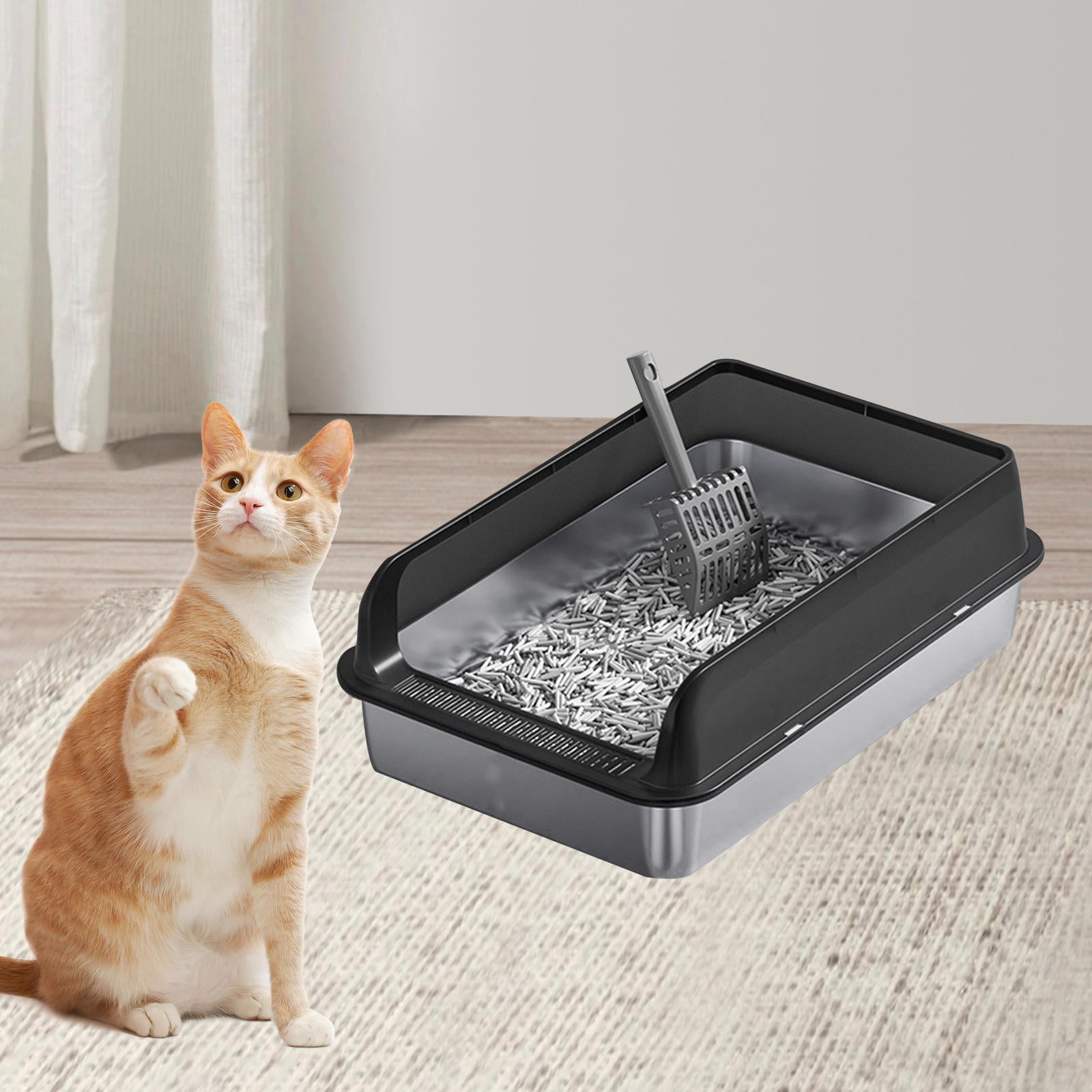 TOOYFUL Cat Litter Kitten Potty Toilet Cat Sand Box Cats Sand Basin ...