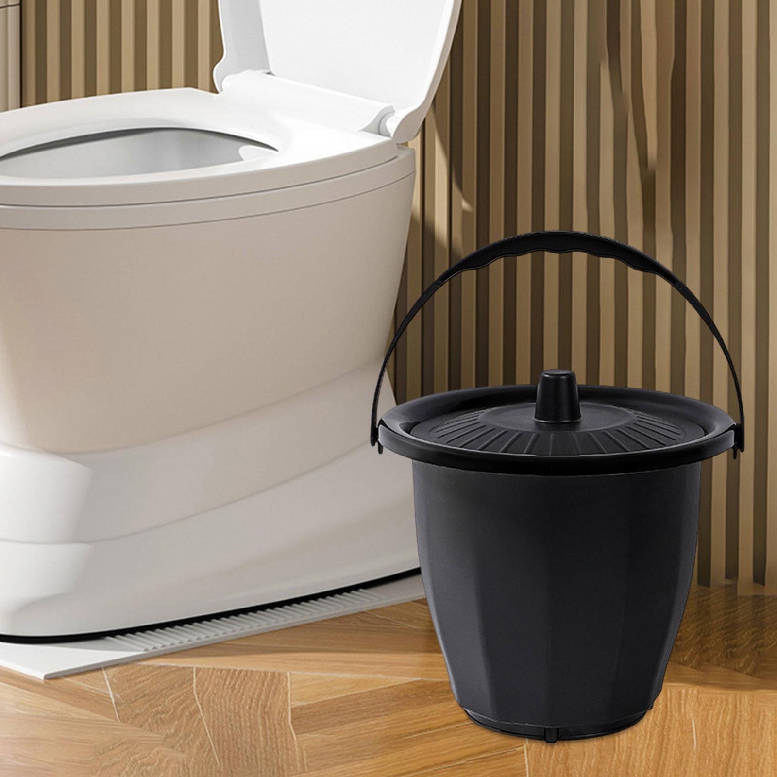 TOOYFUL Chamber Pot, Potty Urinal Bottle with Lid Handle, Bedside ...