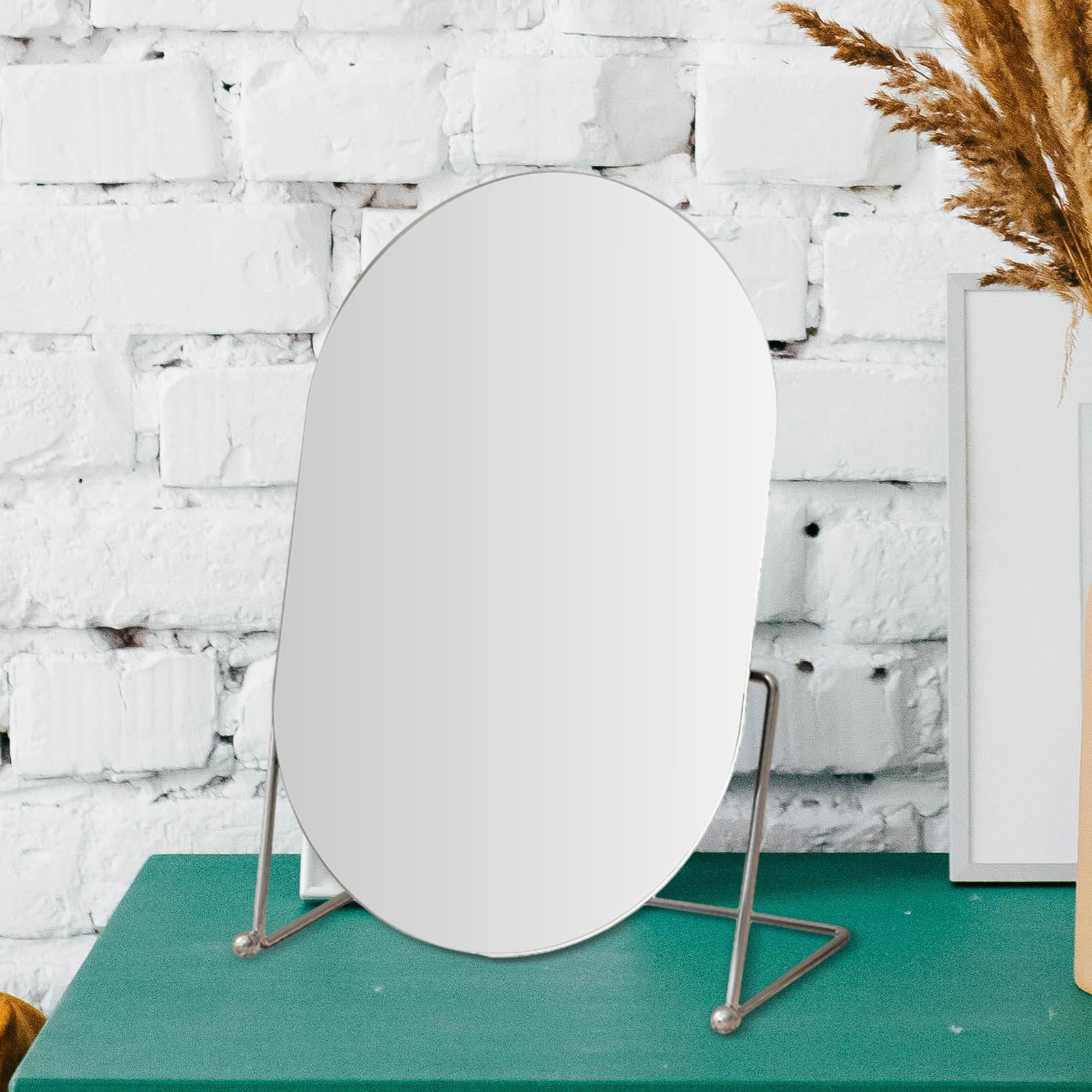 TOOYFUL Desktop Stand Mirror Dressing Mirror Freestanding Bedroom ...