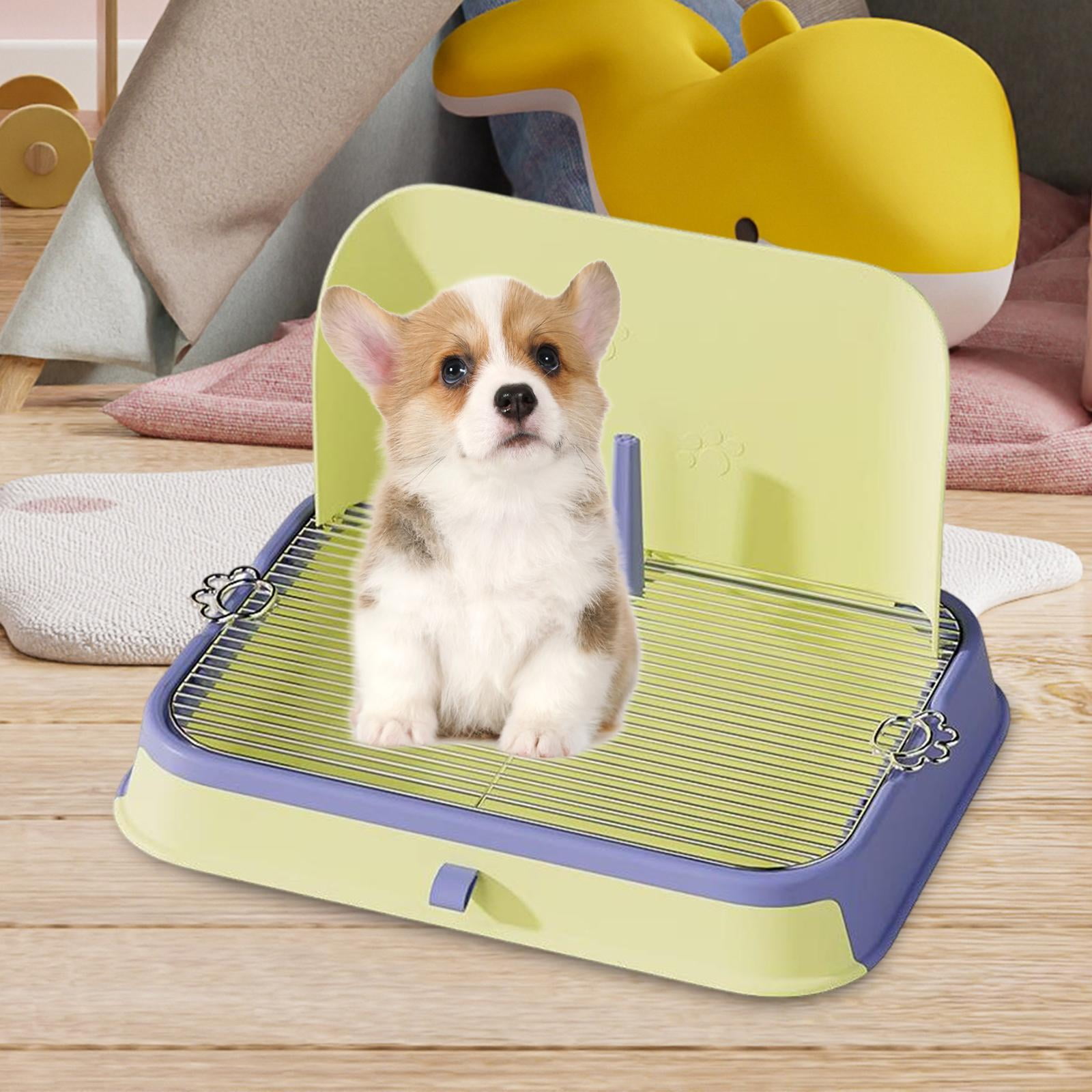 TOOYFUL Dog Toilet Dog Training Potty Tray Keep Paws Dry Detachable Pet ...