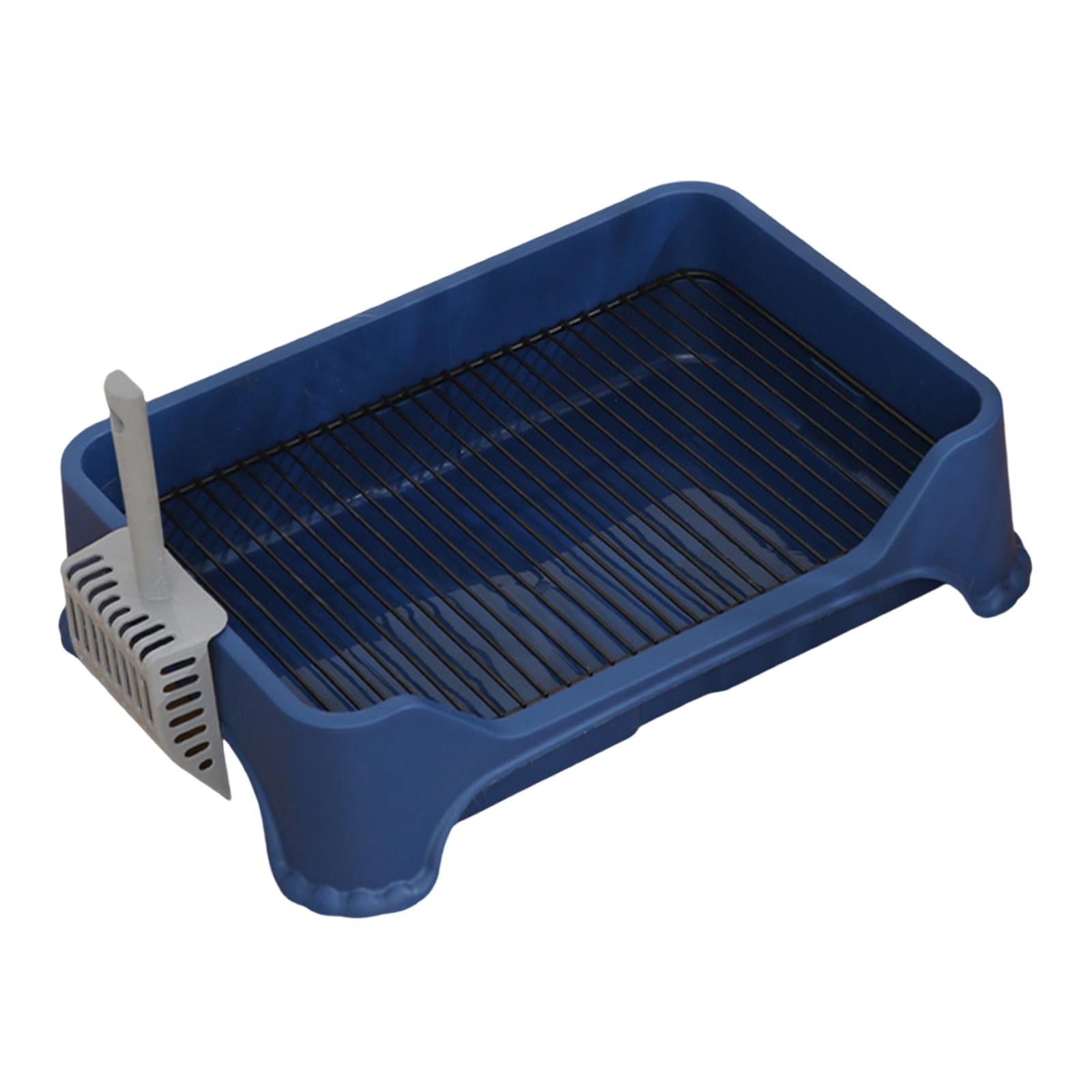 TOOYFUL Dog Toilet Pee Pad Holder Pet Litter Tray with Tray with Fence ...