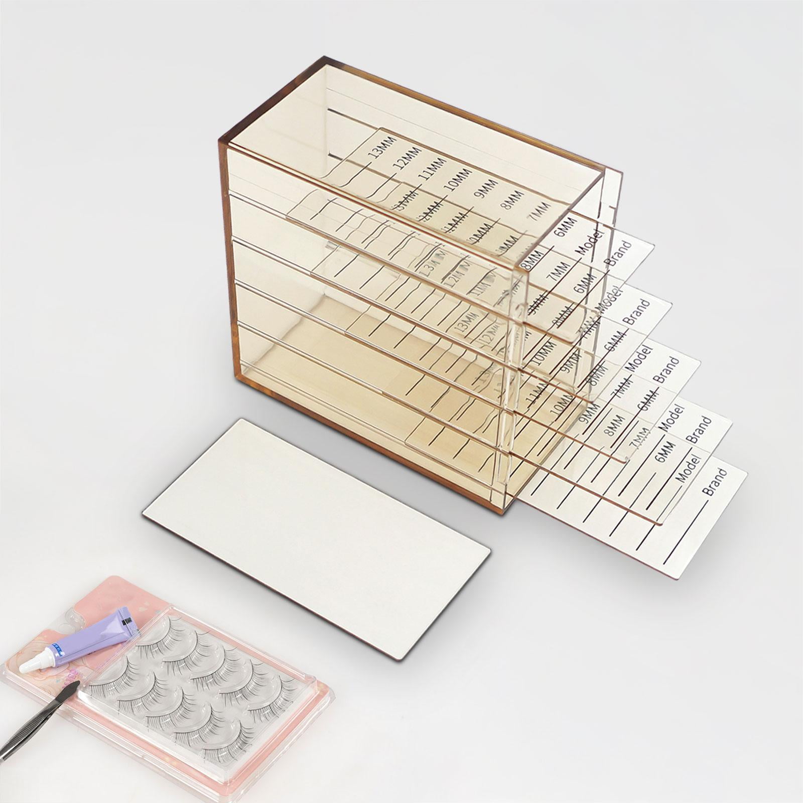 TOOYFUL Eyelash Storage Box Eyelash Display Shelf 5-layer Large ...