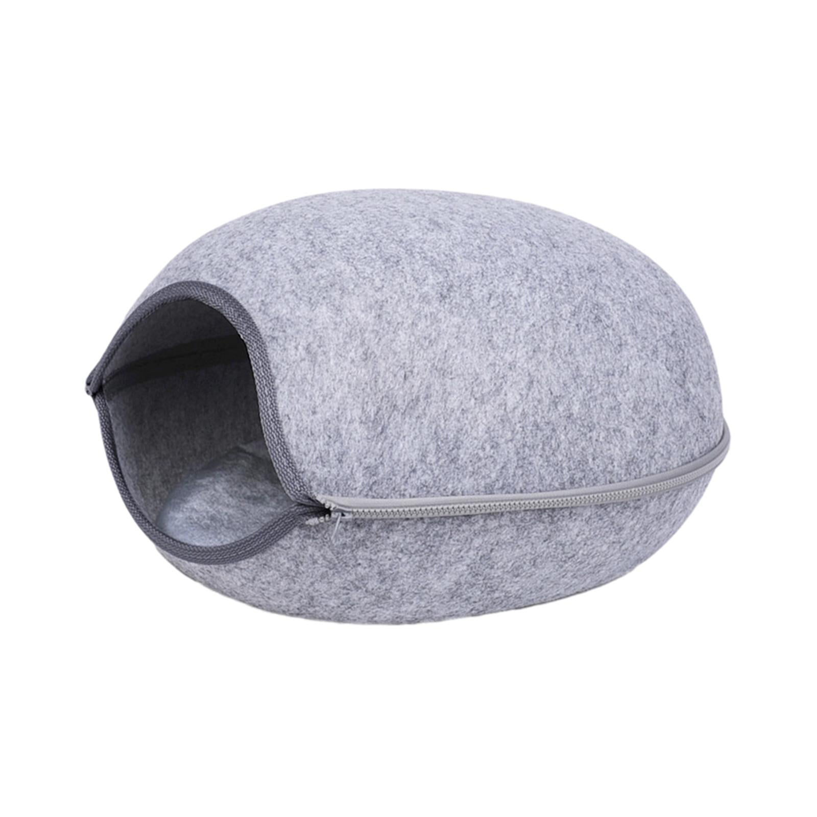 TOOYFUL Felt Cat Bed Cave Cat House Cozy Four Seasons Available with ...