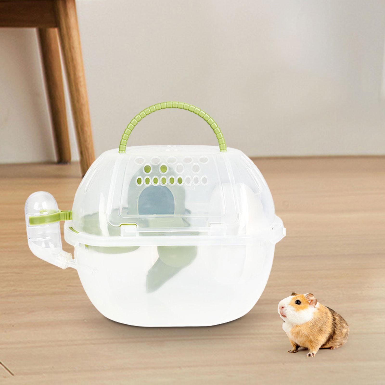 TOOYFUL Hamster Carry Case Cage Pet Outgoing Cage for Dwarf Hamster ...