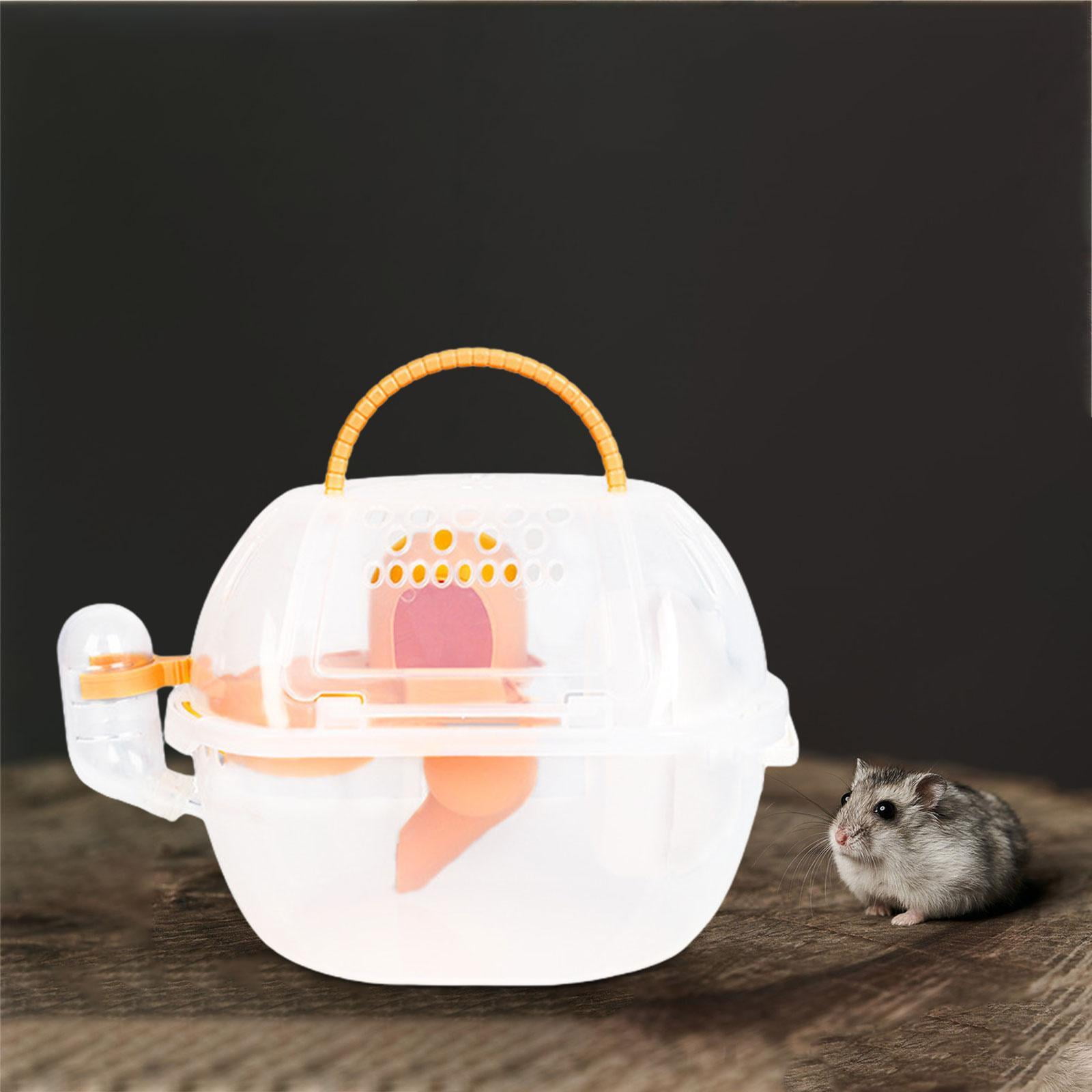 TOOYFUL Hamster Carry Case Cage Pet Outgoing Cage for Dwarf Hamster ...