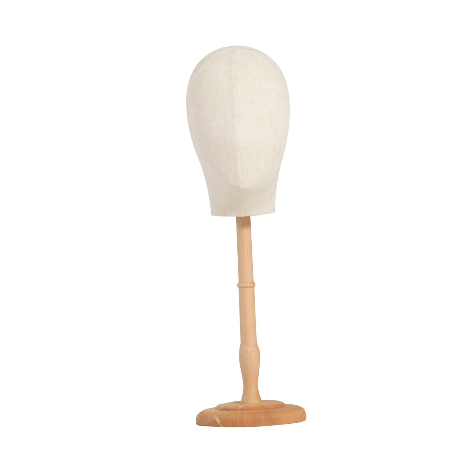 TOOYFUL Hat and Cap Display Stand Mannequin Head Model Props Wooden ...