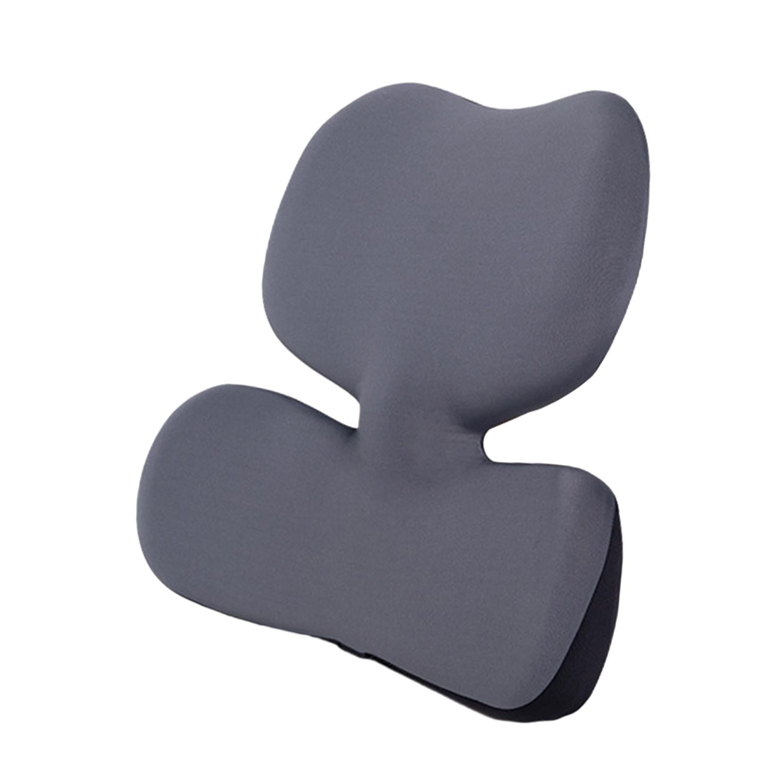 TOOYFUL Lumbar Support Pillow Chair Back Pillow Portable Ergonomic ...