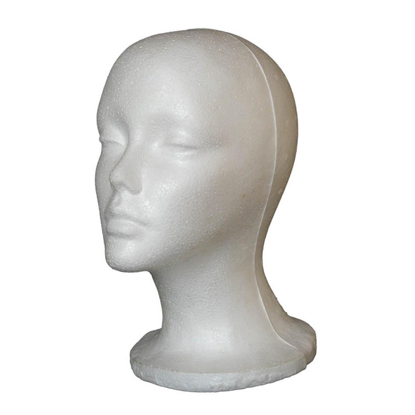 TOOYFUL Mannequin Head Man's Head Display Stand Easily to Carry Stable ...