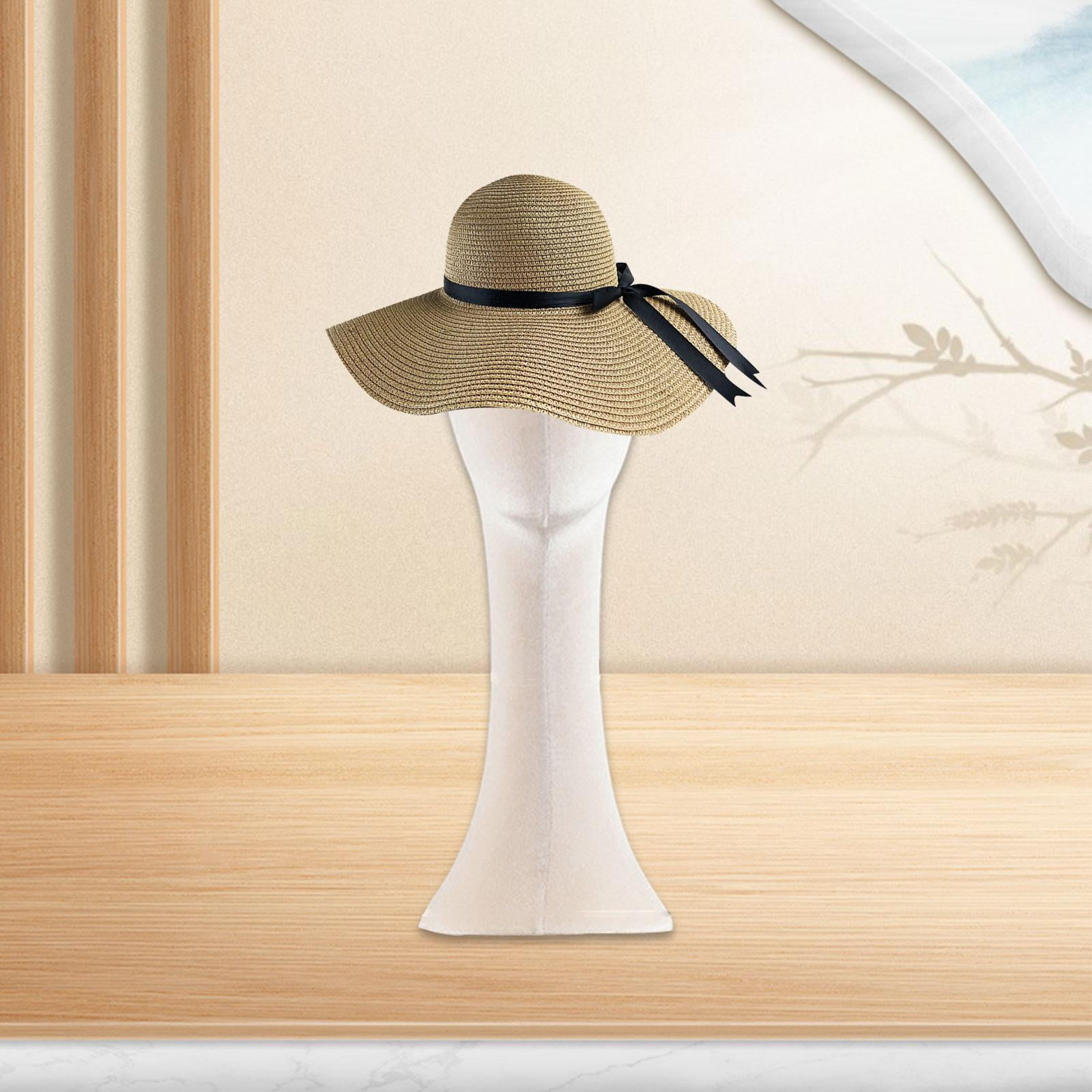 TOOYFUL Mannequin Head Model Cap Storage Rack Hairpieces Jewelry ...