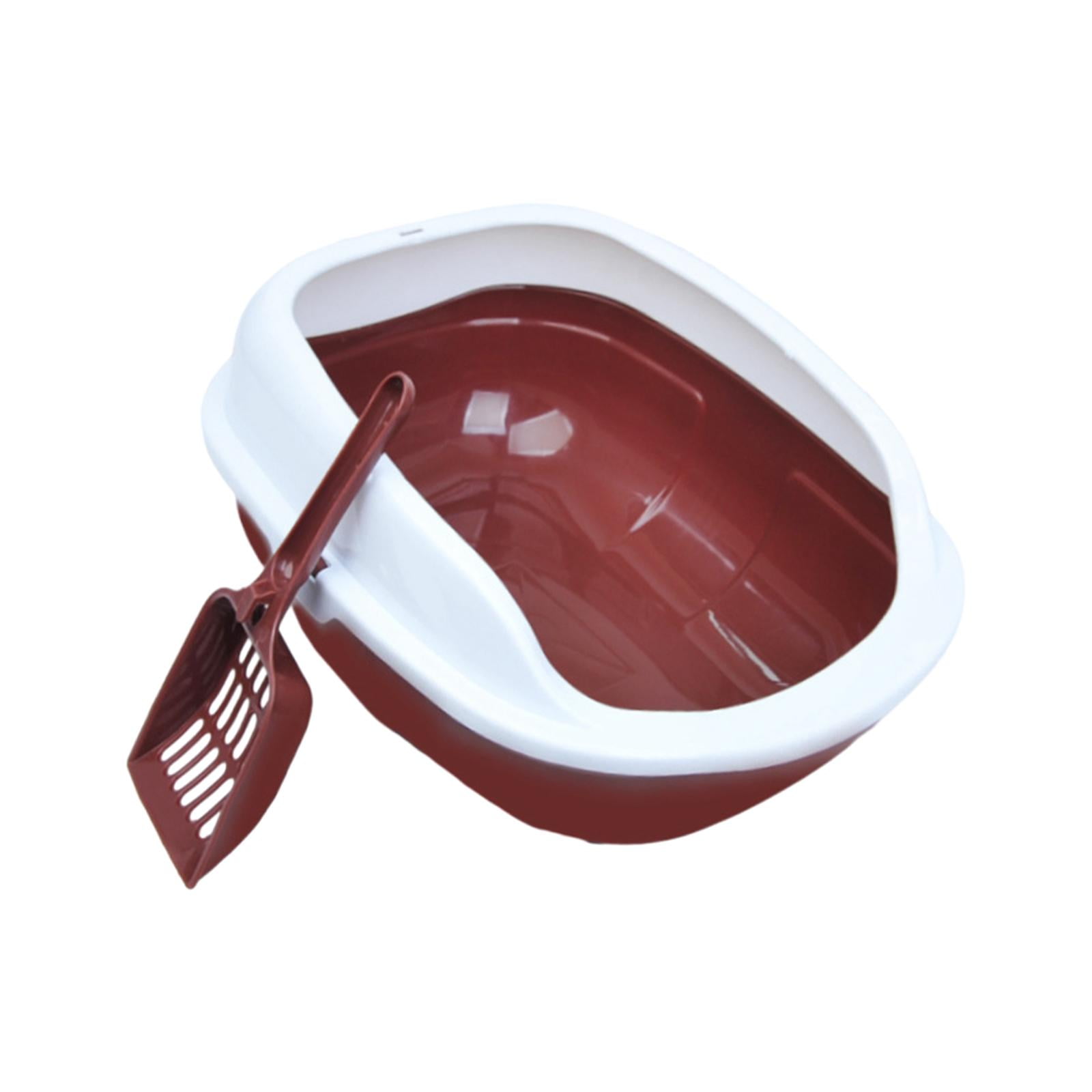 TOOYFUL Open Top Pet Litter Tray, Cat , Kitten Potty Toilet for All ...