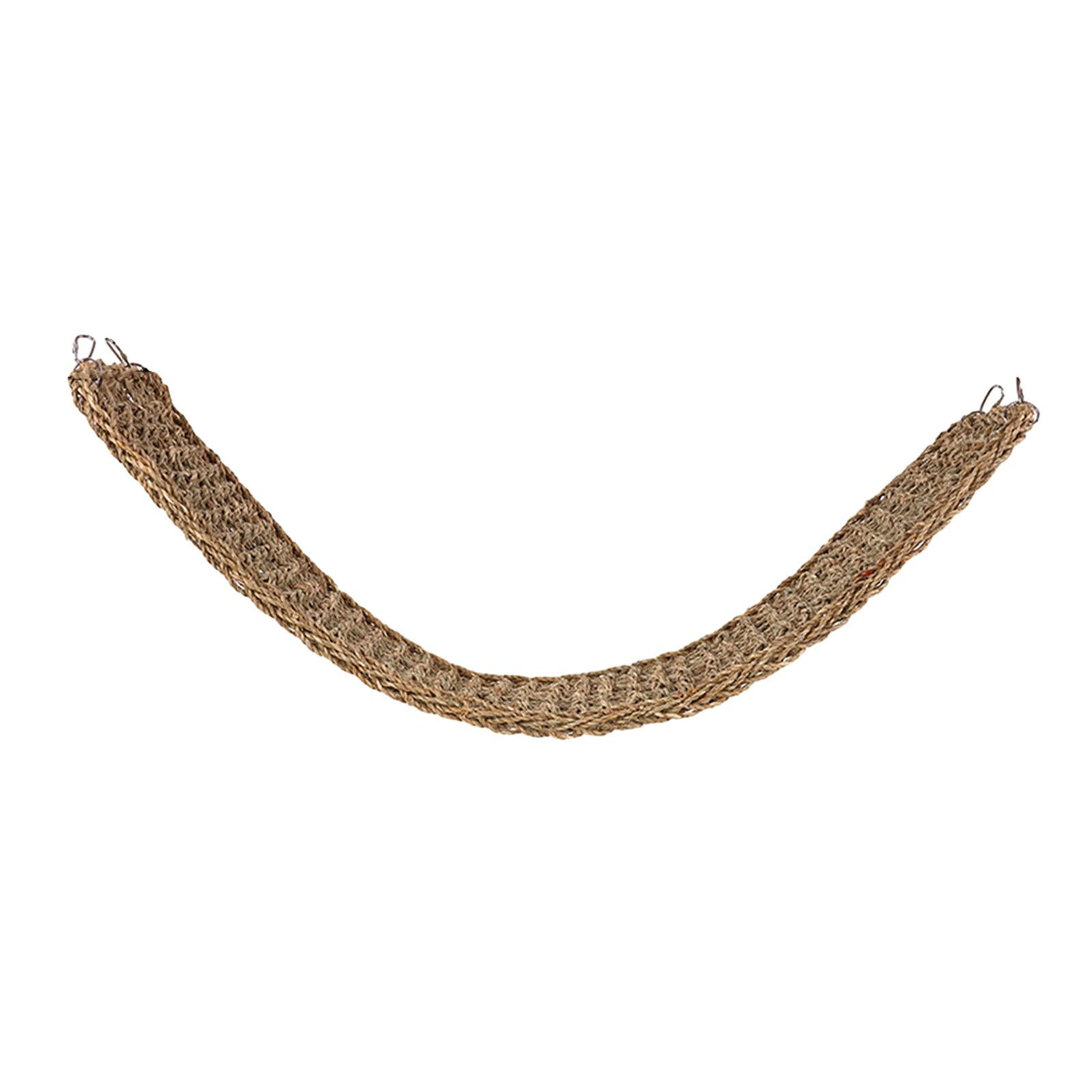 TOOYFUL Parrot Climbing Rope Ladder Bird Seagrass Mat Activity Centers ...