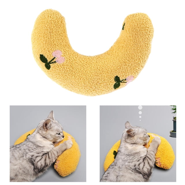 TOOYFUL Pet Neck Pillow Calming Toy Embroidery Pattern, Cute Cushion ...