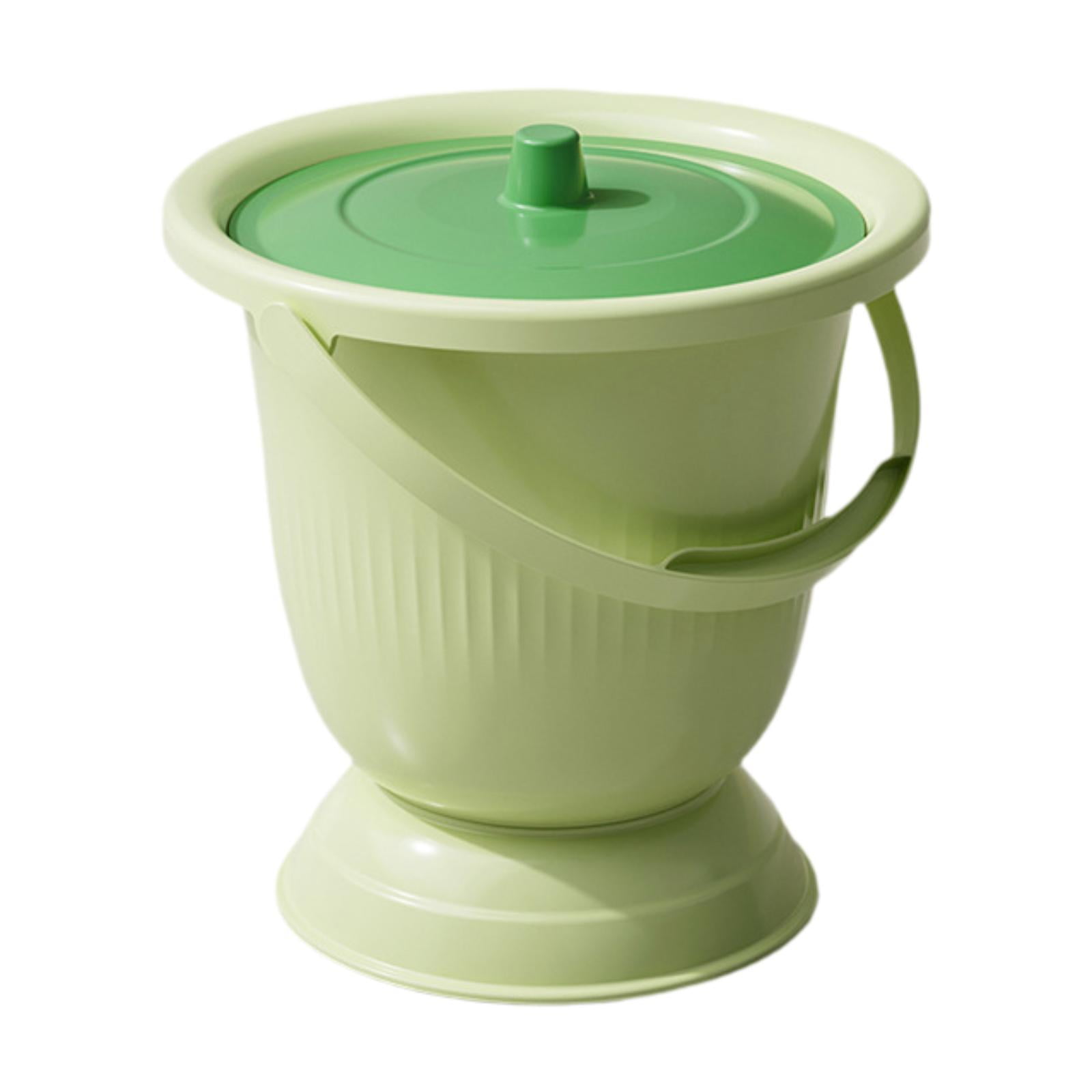 TOOYFUL Spittoon with Lid and Handle Bedside Urinal Toilet Night Urinal ...