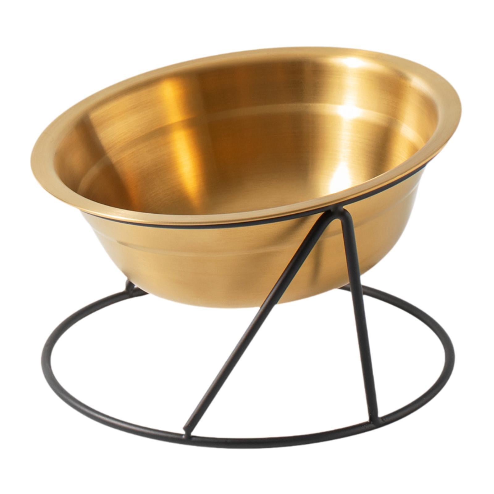 TOOYFUL Tilted Raised Cat Bowl Dog Water Dish Stable for Cat Pet ...