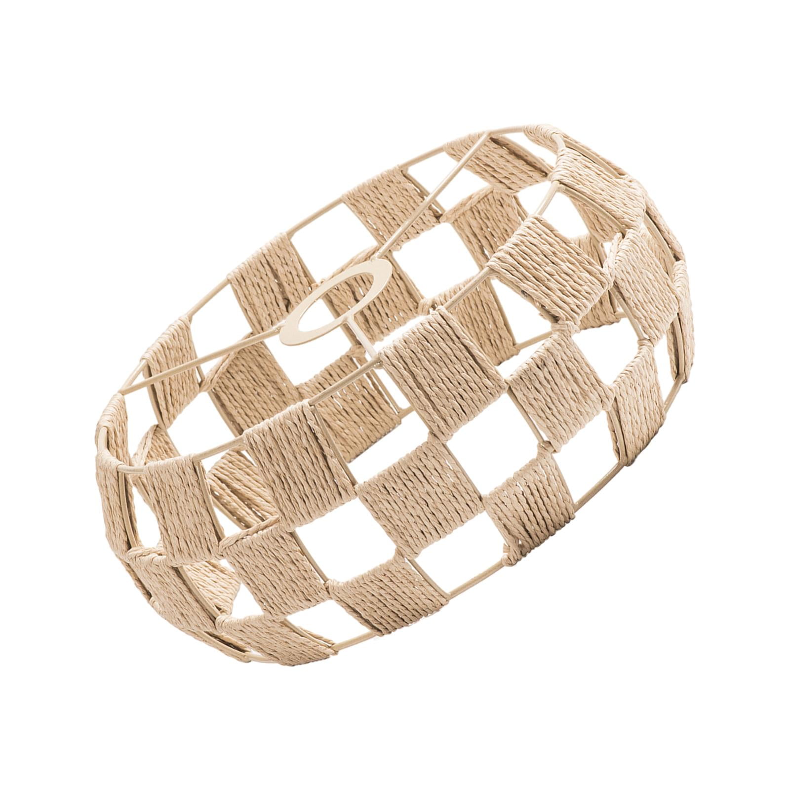 TOOYFUL Woven Lamp Shade Light Fixture Shade Retro Styles Teahouse ...