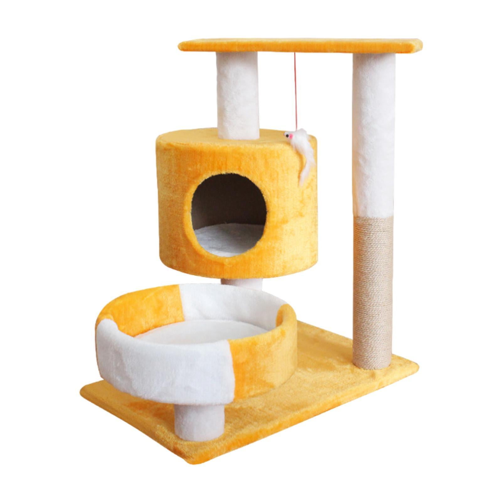 TOOYFUL for Cat Indoor,Multi Level ,Cat House with Scratching Posts ...