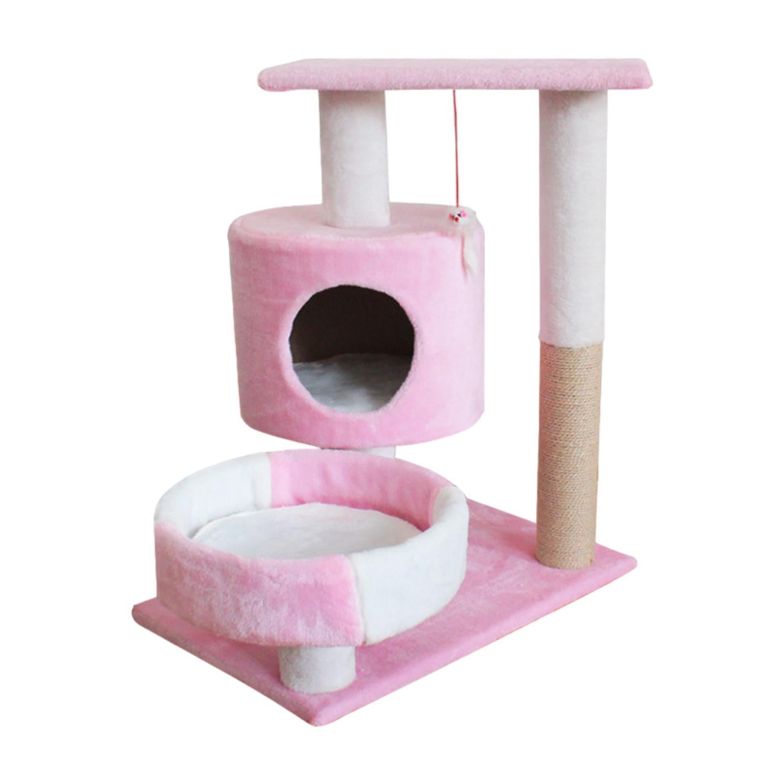 TOOYFUL for Cat Indoor,Multi Level ,Cat House with Scratching Posts ...