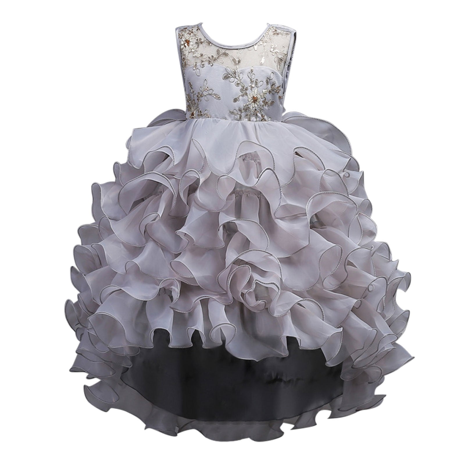 TOOYOU Girls Dresses Toddler Spring Summer Tulle Sequins Glitter Dress ...