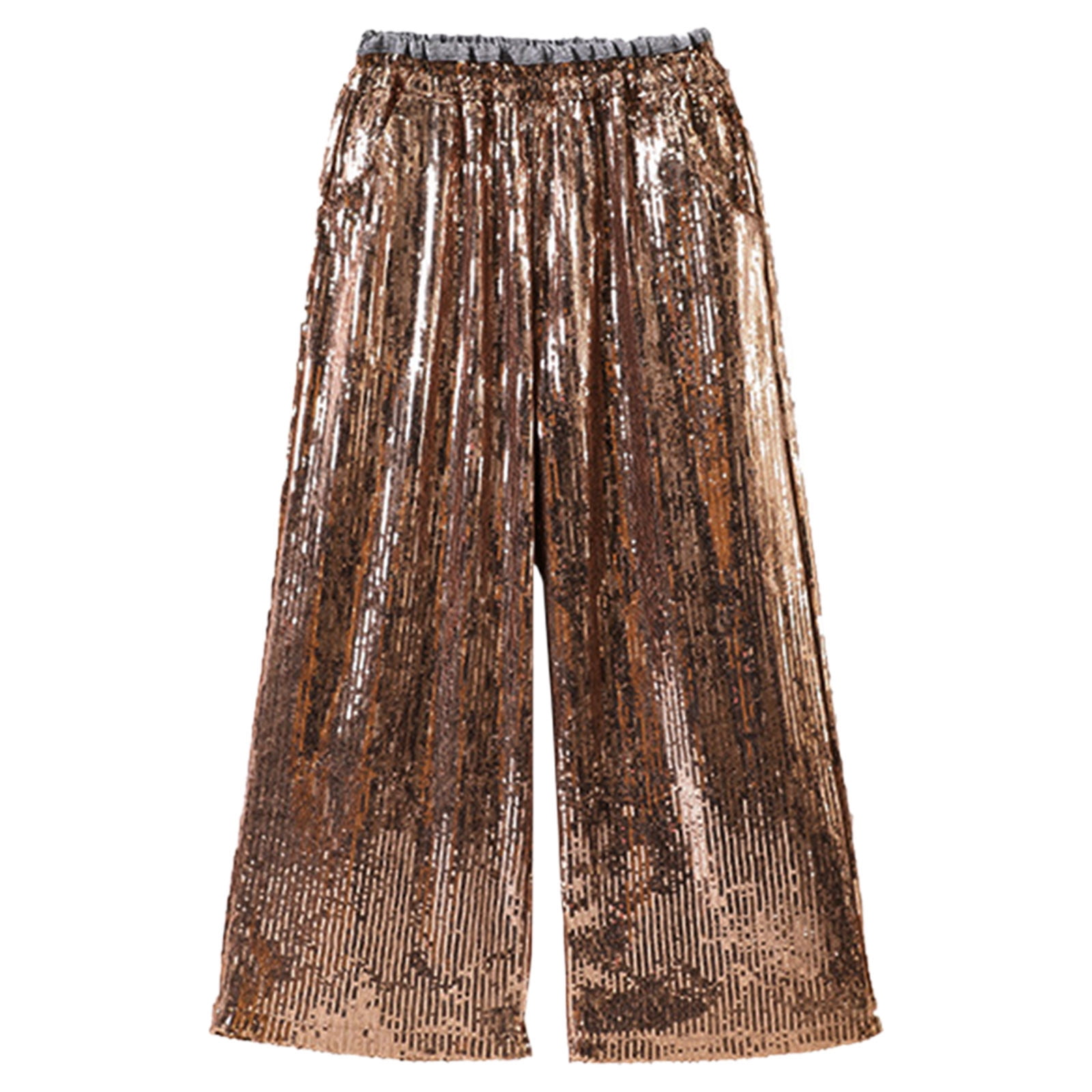 TOOYOU Girls Pants Glitter Sequin Dance Pants Boys Girls Shiny Hip Hop ...