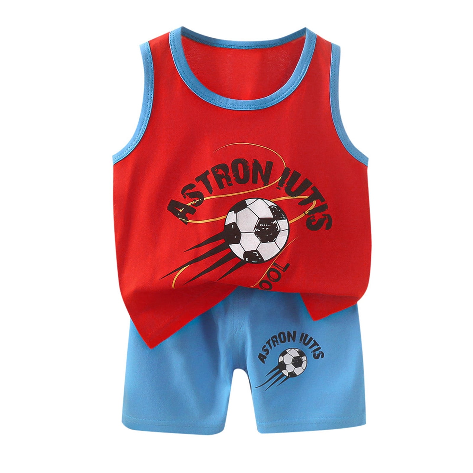 TOOYOU Girls Summer Outfit Sets Children'S Tank Set Cartoon Printed ...