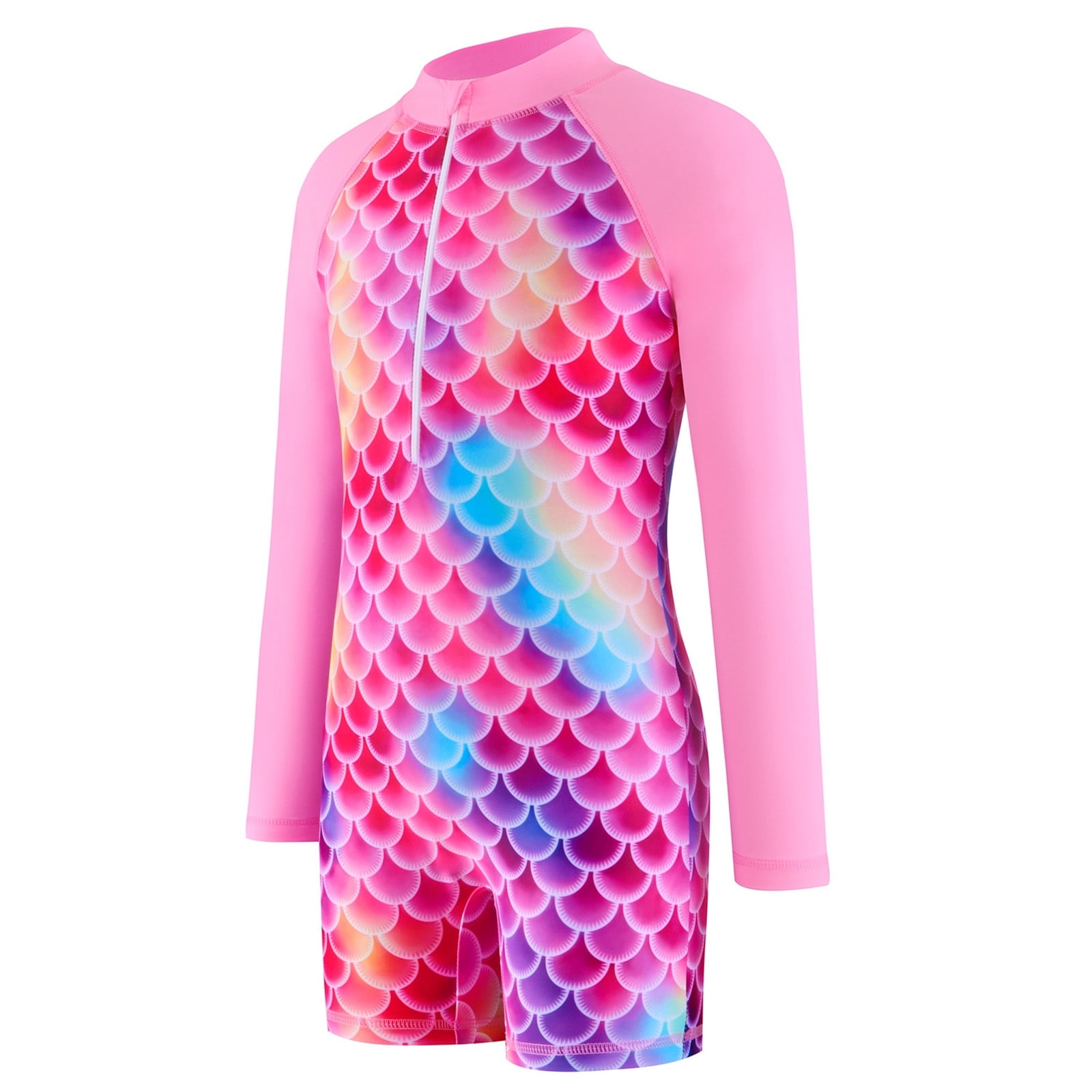 TOOYOU Girls Swimwear Surfwear Long Sleeve Swimsuit Sweet Girl ...