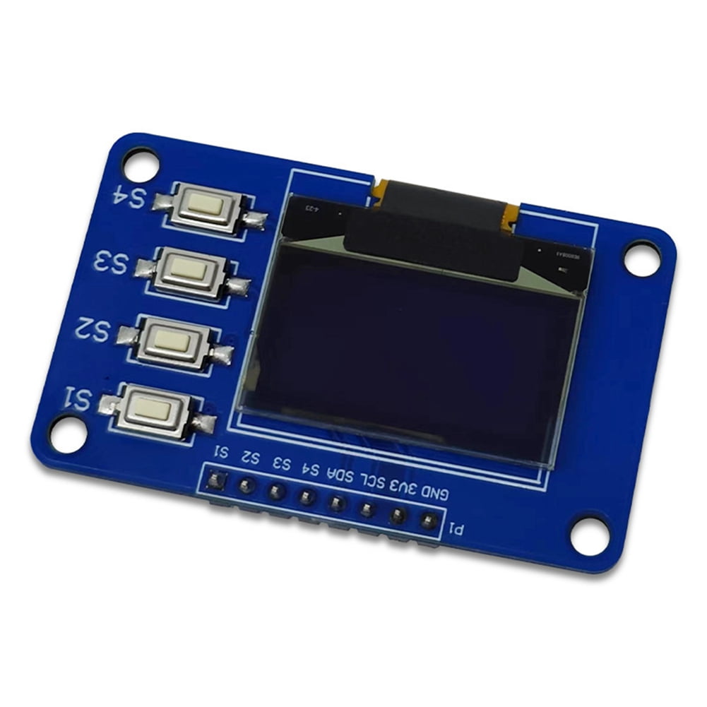 TOP! 0.96 Inch OLED Display Module 12864 Screen with Matrix & 4 Key ...