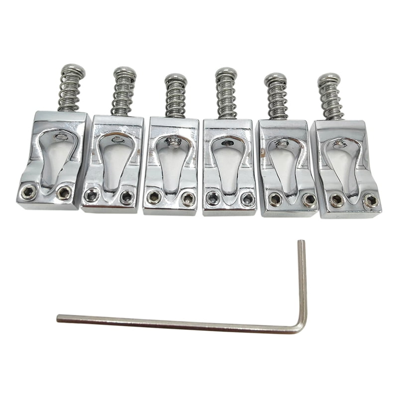 TOP! 10.8mm Electric Guitar Gourd Bridge Brass Saddle Vibrato 6-String ...